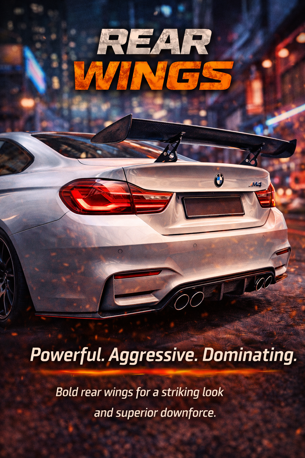 Rear Wing/ Rear Spoiler – SPORTMAX DESIGN SA