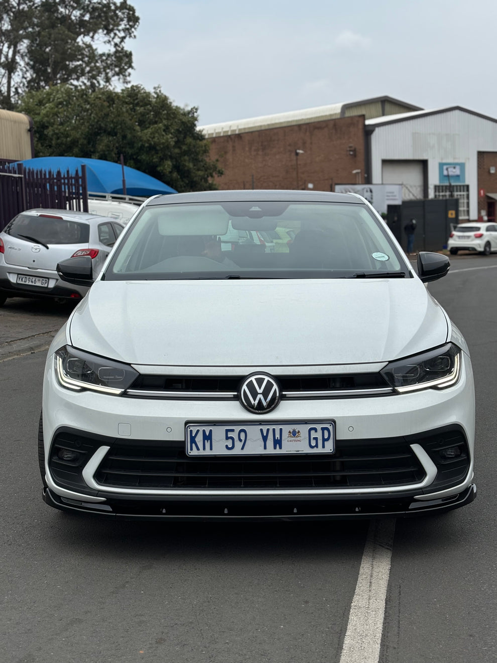 VW Polo TSi/R-Line/GTi Front Lip Spoiler New Style Gloss Black ...