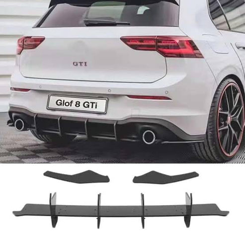 VW Golf 8 GTi Rear Add on Diffuser – SPORTMAX DESIGN SA